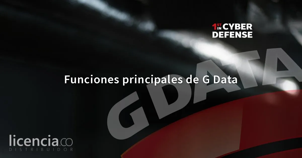 Funciones principales de G Data